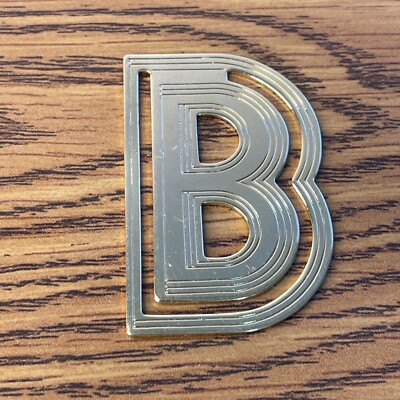 Letter B Golden Metal Bookmark Corners Book Page Marker Reading “B” | eBay