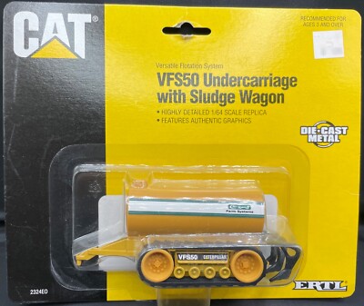ERTL CAT VFS50 Undercarriage w/ Sludge Wagon, 1/64 NIB | eBay