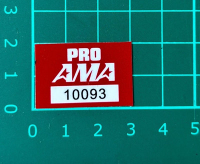 Replica 1990s AMA Tech Inspection Stickers - Vintage Motocross ...