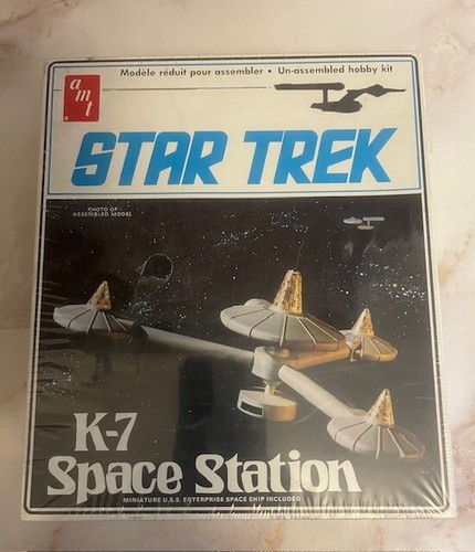 **NEW** Vintage 1976 AMT Star Trek K7 Space Station Plastic Model Kit ...