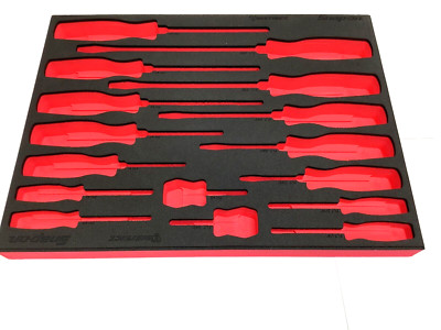 New Snap-on Red Foam Organizer for 16pc Soft Grip Screwdriver Set ...