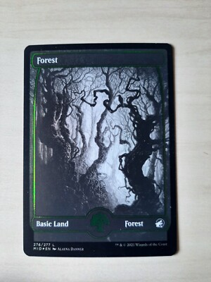 Magic the Gathering Innistrad Full Art Foil Forest / Wald | eBay.de