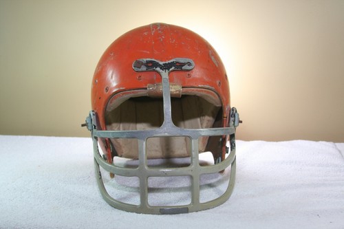 Old Vtg Game Worn Used Suspension 1977 Wilson F2002 Football Helmet ...