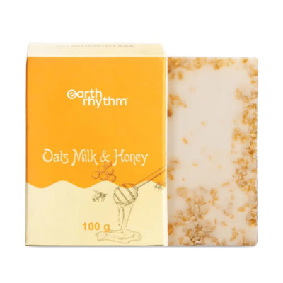 Earth Rhythm Oats Milk & Honey Body Soap (100 g) | eBay