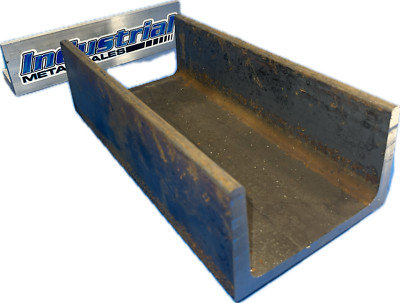 A-36 Hot Rolled Channel 6" x.340" x 3-1/2" x 24" Long- STEEL STRUCTURAL ...