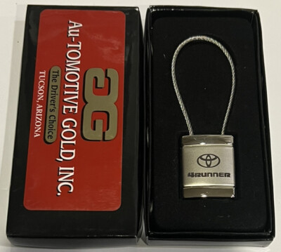 TOYOTA TACOMA Wire Silver Square Key Chain | eBay