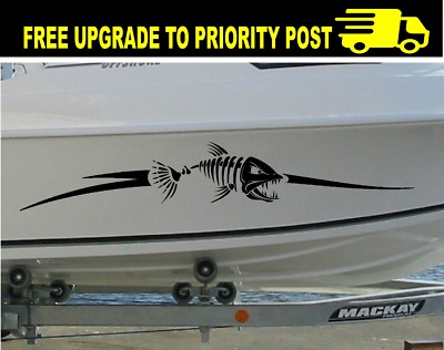 Fishing Boat PORT AND STARBOARD pair BIG STICKERS 1metre ea | eBay ...