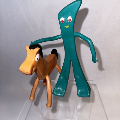 Vintage Gumby & Pokey JESCO TOY 6 Inch Bendable Figures Set (2 pieces ...