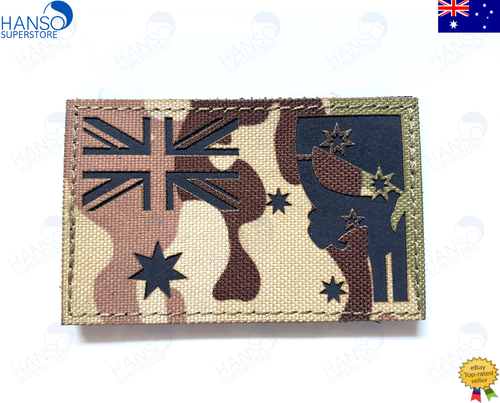 Australia Flag Punisher Camo Patch Camouflage Hook & Loop Military ...