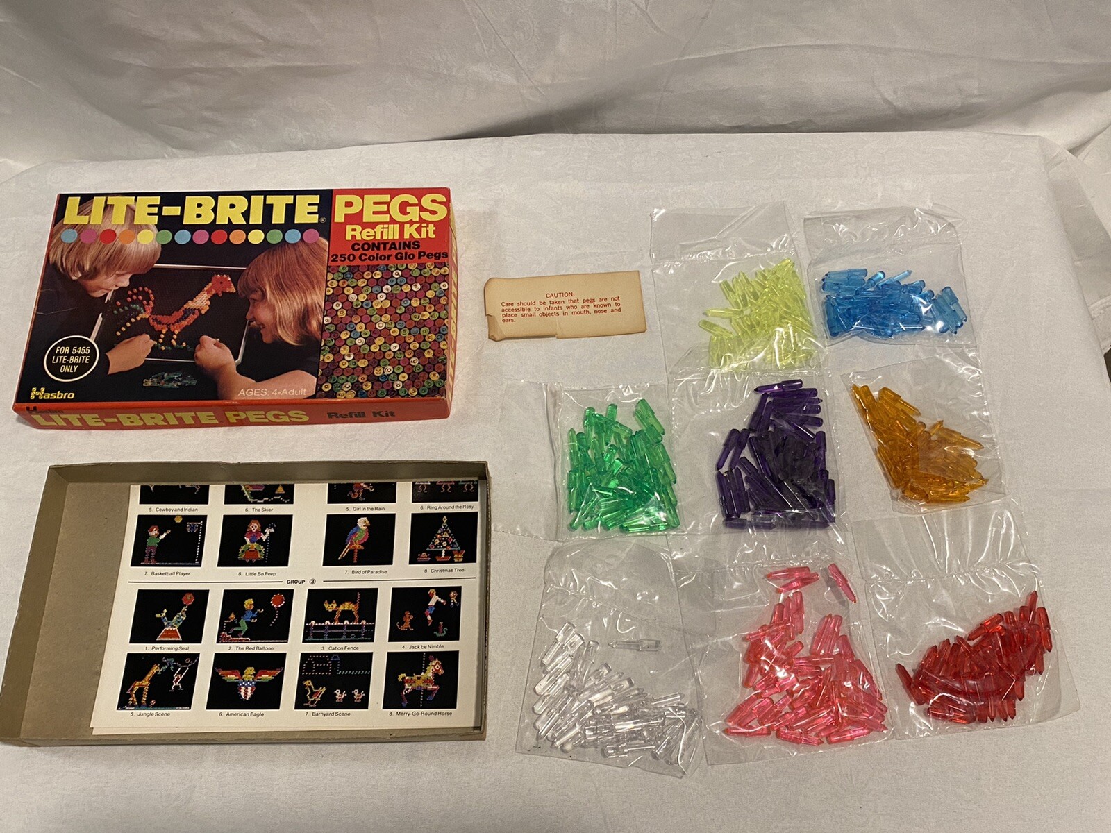 Hasbro Lite Brite Pegs Refill Kit 5473 Vintage 1968 for sale online | eBay