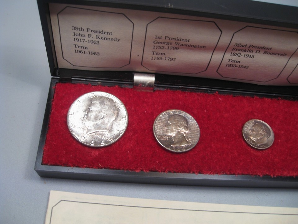 Presidential 1964 Silver Coin set w/ toning. | eBay