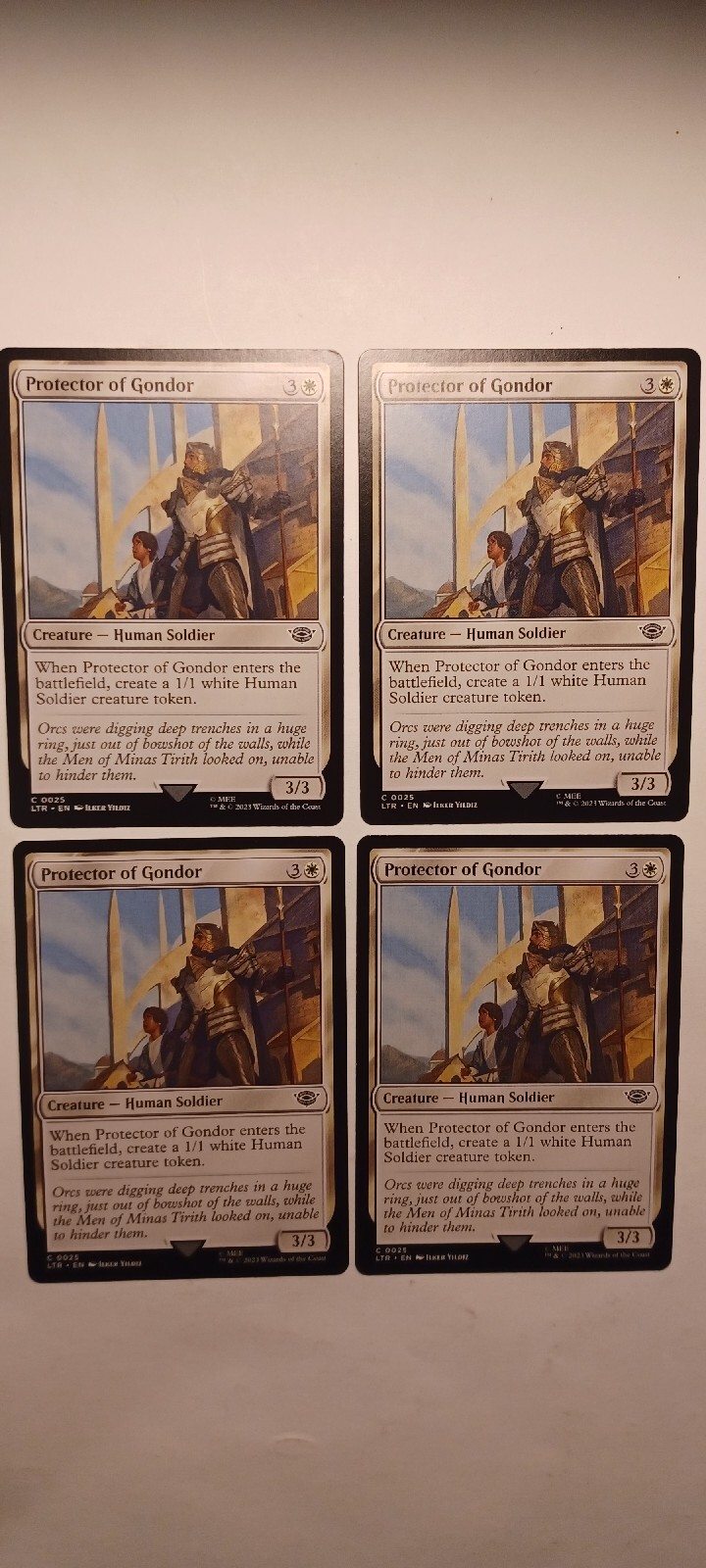 MTG Protector Of Gondor X 4 - Common, NM/M | eBay