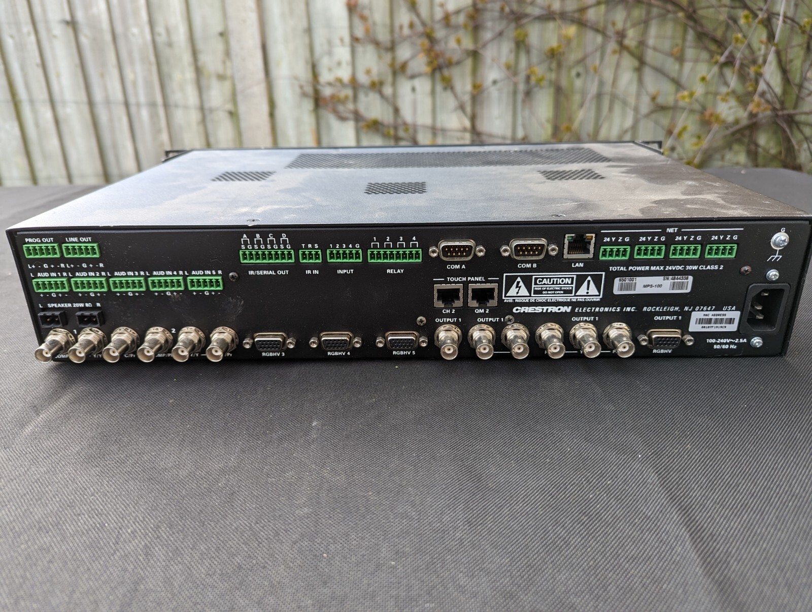 Crestron MPS-100 Multimedia Controller Video Switcher Room Controller ...