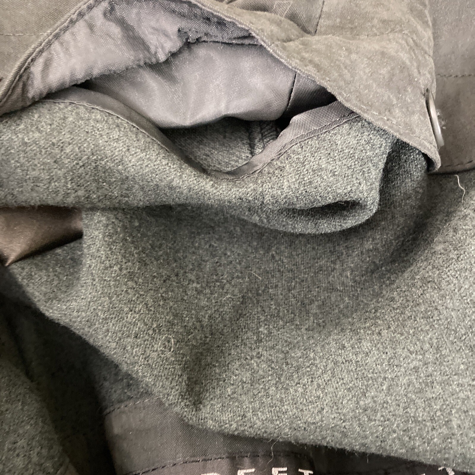 Fleet Street Oil Cloth Long Coat Removeable Liner Hooded RN 50411 Green ...