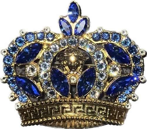 VERSACE ROCK N ROYALTY CROWN BROOCH | eBay
