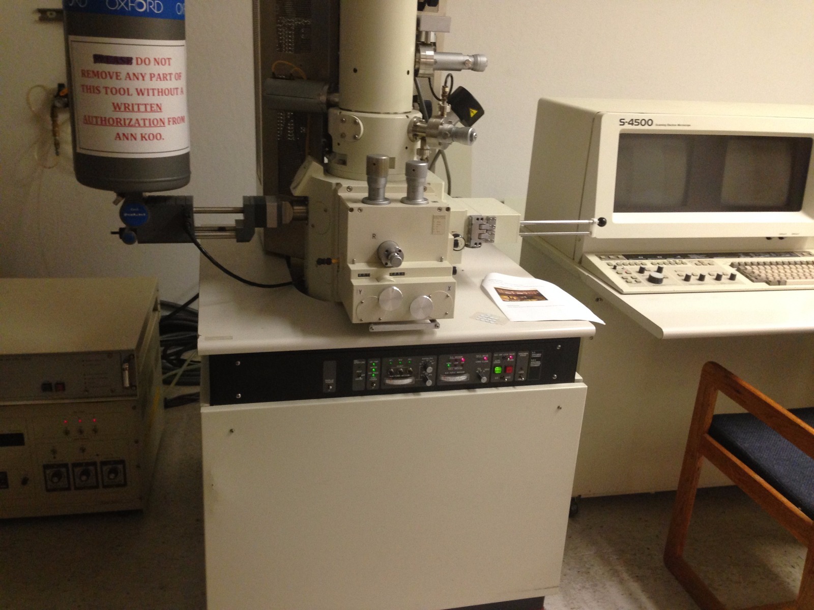 HITACHI S-4500 Scanning Electron Microscope (SEM) with EDX | eBay