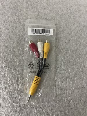 LG COMPOSITE AUDIO/VIDEO 3.5mm EAD61273134 CABLE ADAPTER | eBay