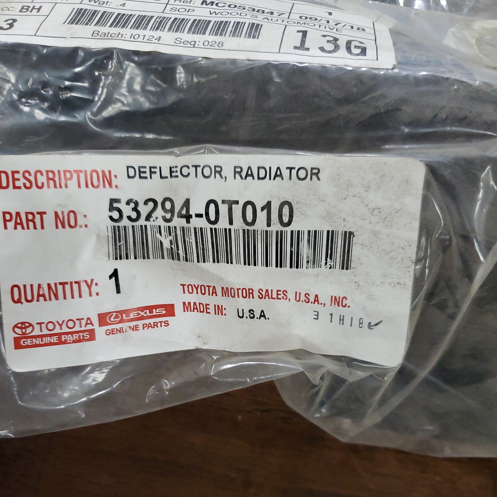 Side Seal - Toyota (53294-0T010) | eBay