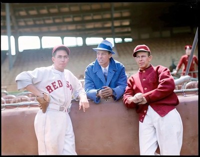 Mel Almada Bill Werber & Rick Farrell color 8x10 Colorized Print-FREE ...