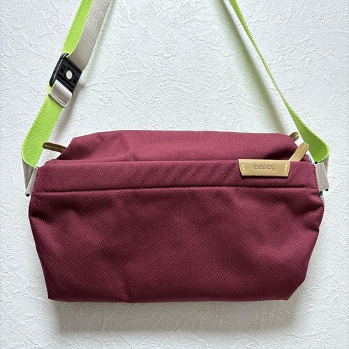 Bellroy Sling Body Bag 7L - Red Canvas, Adjustable Strap, Stylish ...