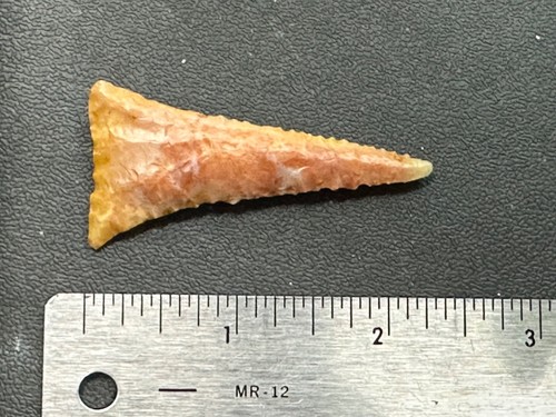 2 5/16" Serrated Fort Ancient Triangle from Ohio, Estate Purchase ...