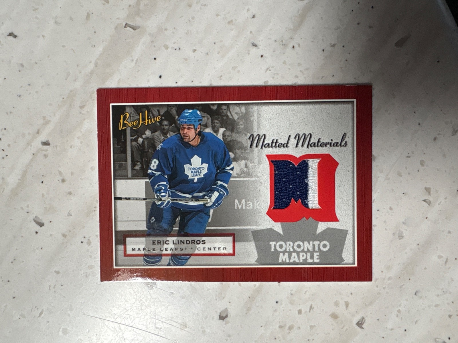 2005-06 Bee Hive Matted Materials (2 color) of ERIC LINDROS | eBay