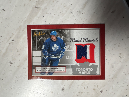 2005-06 Bee Hive Matted Materials (2 color) of ERIC LINDROS | eBay