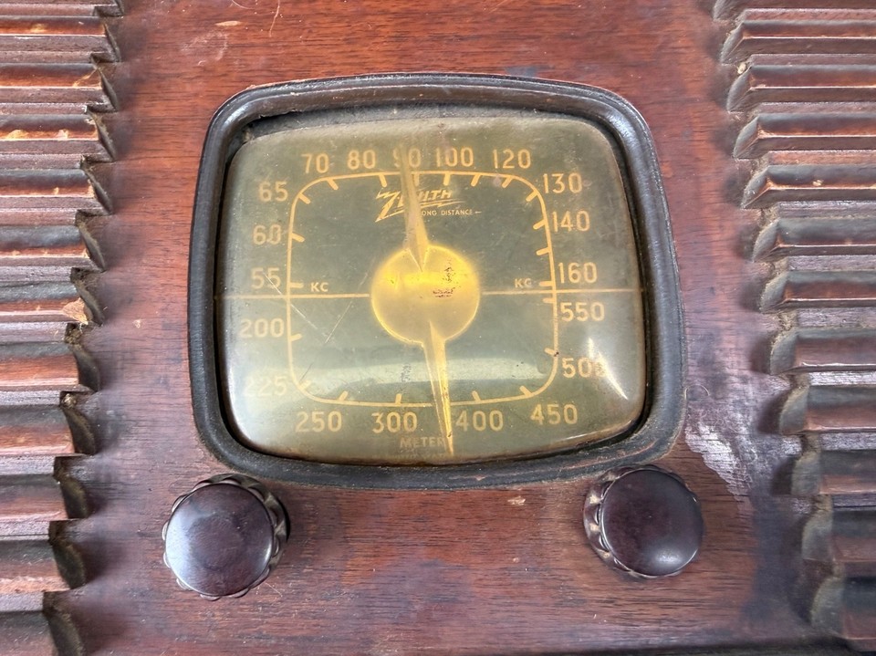 Antique Vintage radio with tubes, free shipping estate sale find | eBay