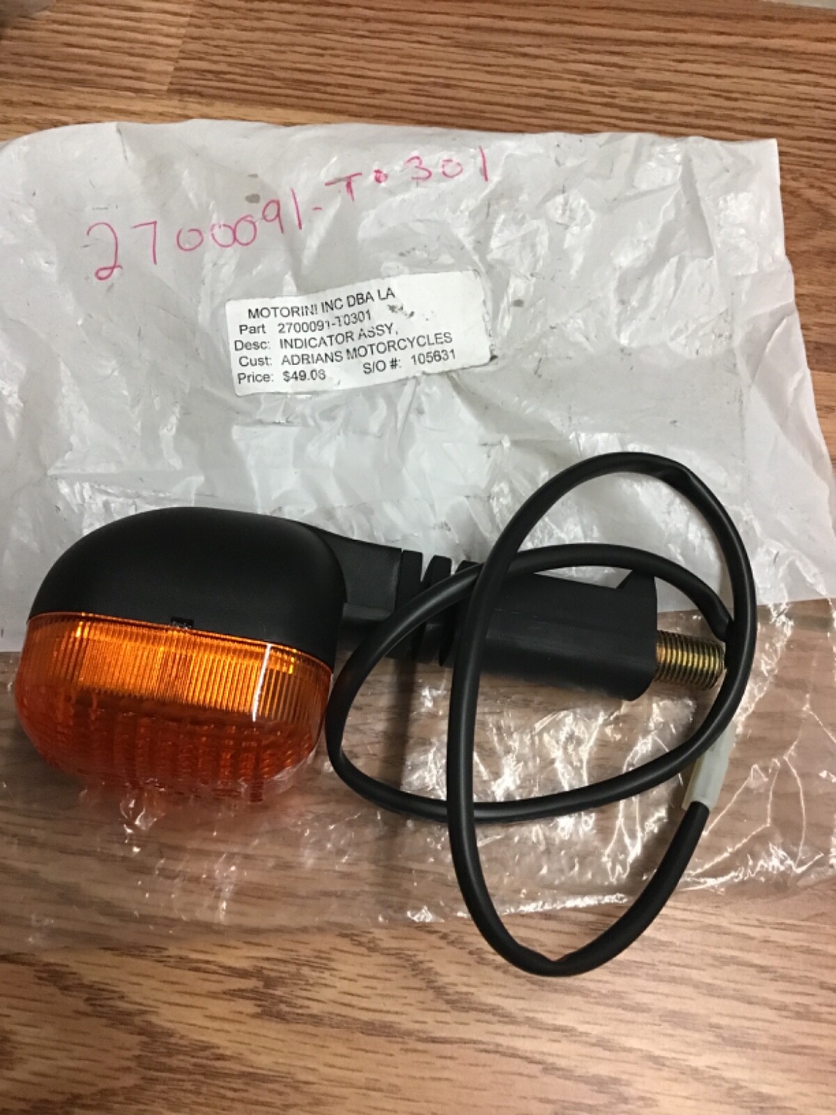 Triumph Indicator Assy (p/n 2700091-T0301) for sale online | eBay