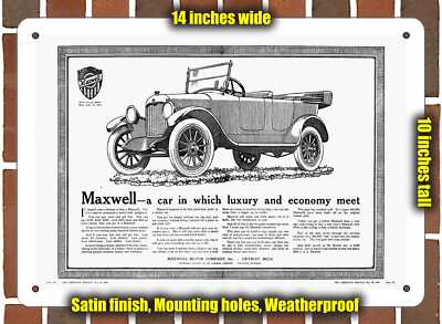 Metal Sign - 1919 Maxwell Vintage Ad 01 | eBay