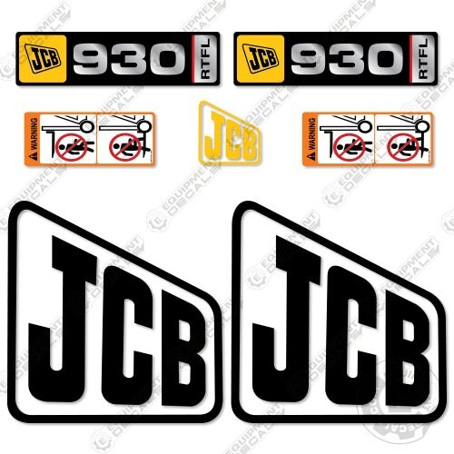 Fits JCB 930 RTFL Decal Kit Forklift - 7 YEAR OUTDOOR 3M VINYL! | eBay