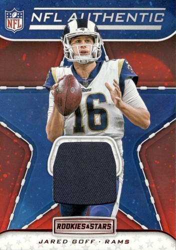 2019 Panini Rookies & Stars - NFL Authentic #NA-JG Jared Goff (MEM) for ...