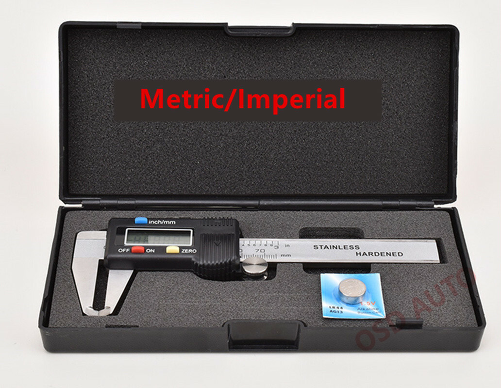 DISC ROTOR BRAKE ELECTRONIC DIGITAL CALIPERS VERNIER MEASURING TOOL ...