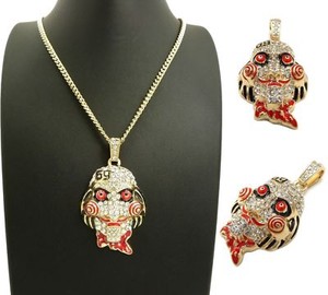 MENS TEKASHI 69 SAW PENDANT 18",20",24" CUBAN CHAIN NECKLACE HIP HOP | eBay