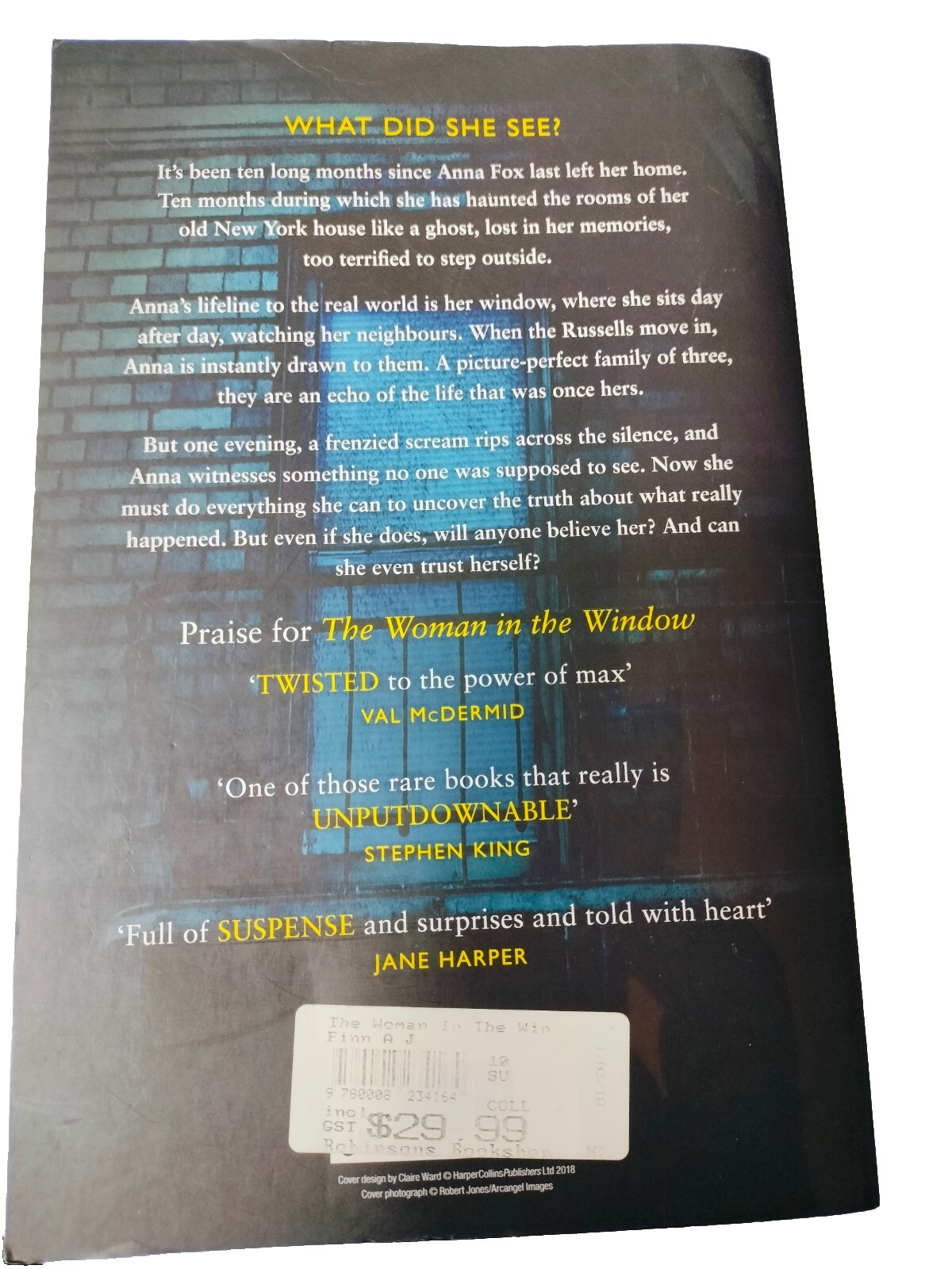 The Woman In The Window by A.J. Finn Paperback Book NEW | eBay