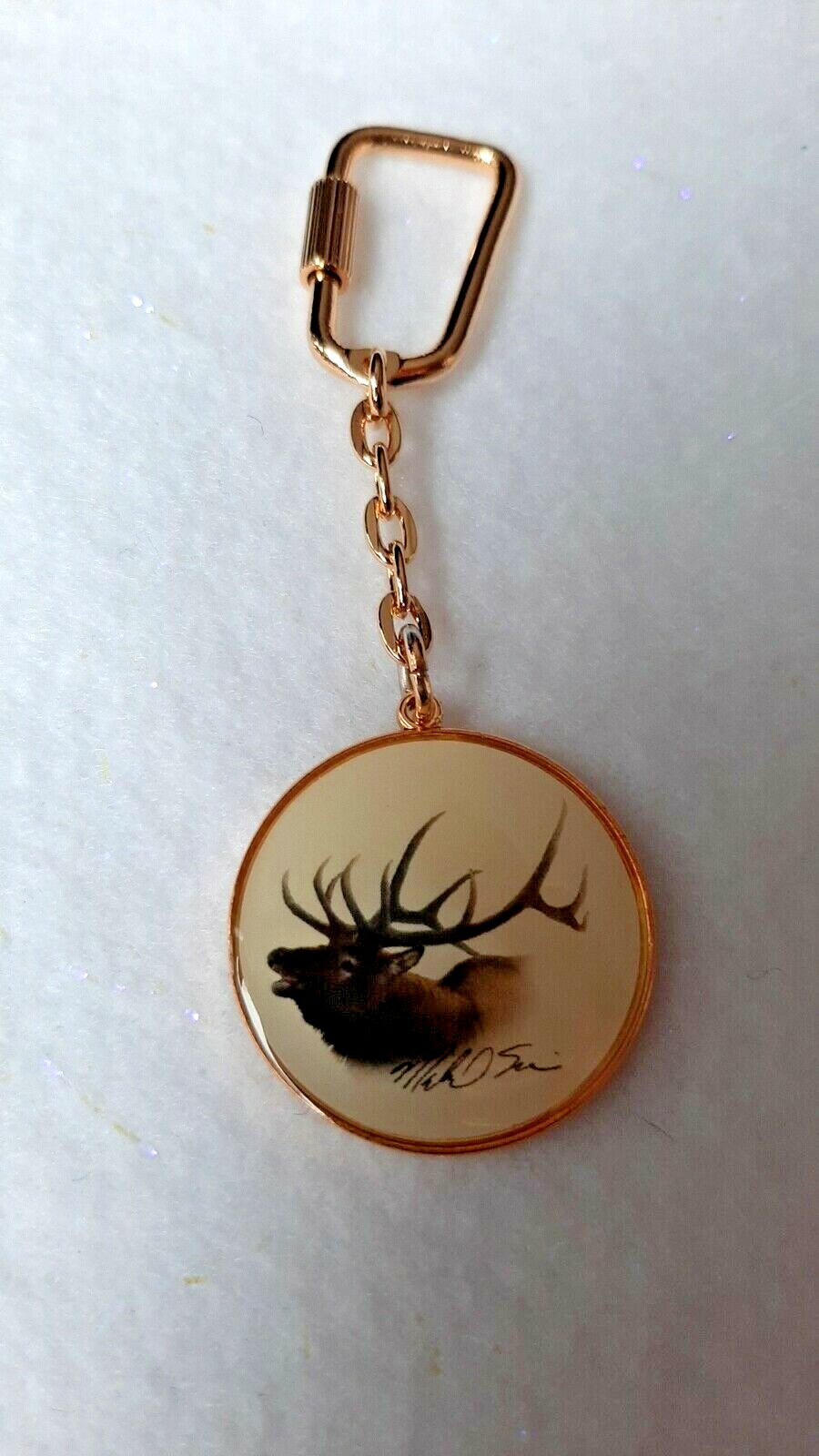 BIG BUCK ELK KEYCHAIN FINISHED IN GOLD | eBay
