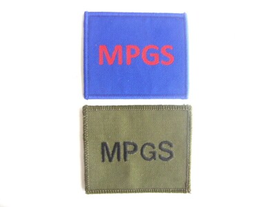 MPGS TRF DZ ARM BADGE / PATCH BRITISH ARMY FOR MTP KIT AGC | eBay