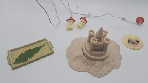 American Girl Mini's Illuma Beach Cabana AG Sand Castle Hat Lights And ...