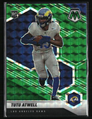 Tutu Atwell 2021 Panini Mosaic Mosaic Green #320 Football Card | eBay