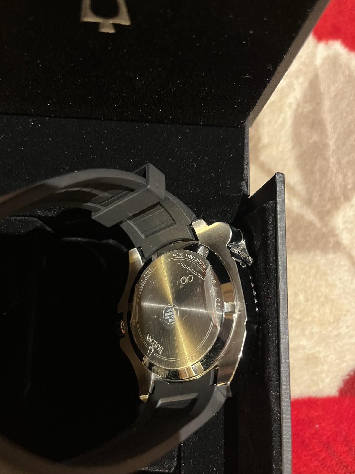 Bulova Catamount 300m Precisionist Black Quartz Men’s Diver Watch ...