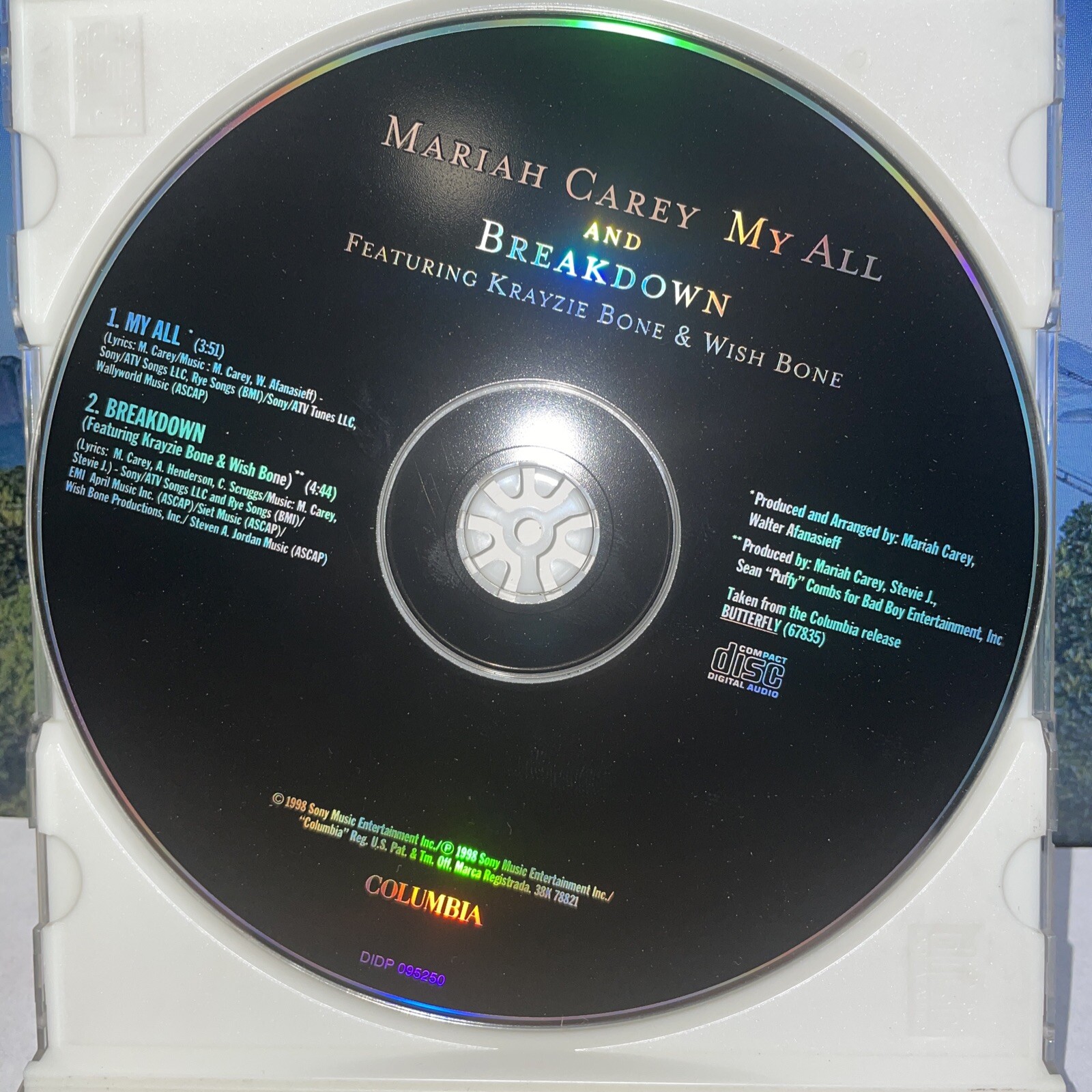 Mariah Carey My All and Breakdown US CD Single feat. Krayzie Bone ...