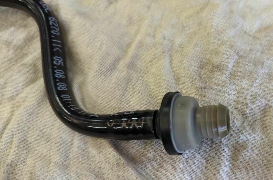 W204 Mercedes 2009 C300 Power Brake Booster Air Line Pipe Hose ...