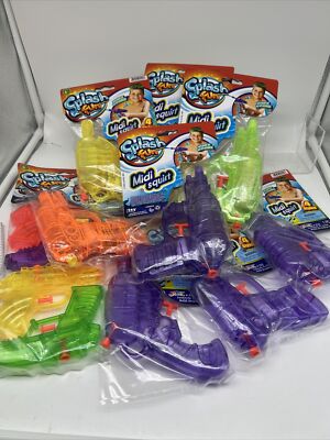 (12) Splash Midi Squirt Big Power Splash Mini Water Gun Toy | eBay
