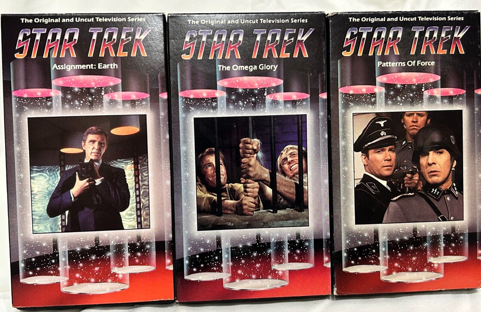 Vintage Lot Of 22 Star Trek Original Uncut Television Series VHS Tapes ...
