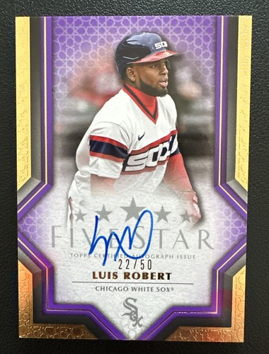 2023 Topps Five Star Luis Robert Auto On Card Chicago White Sox FSA-LRO ...