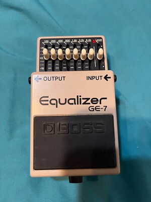 Boss GE-7 Equalizer Guitar Bass Effect Roland EQ Pedal Excellent ...