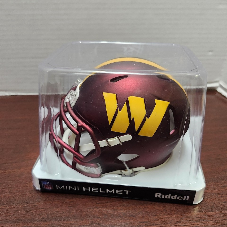 Washington Commanders Mini Helmet Autographed NFL Football Riddell ...