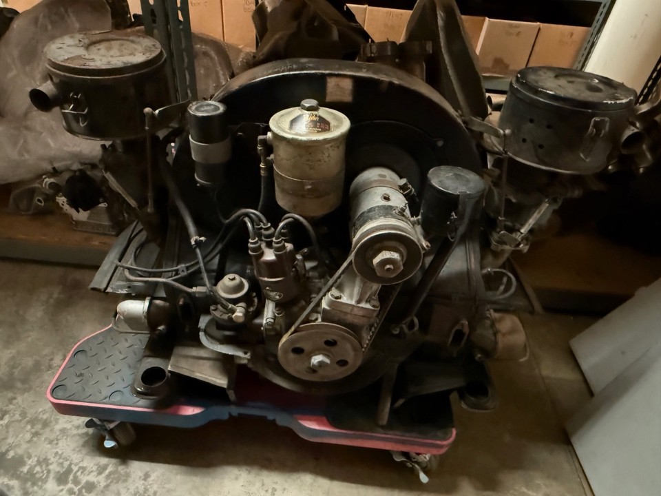 porsche 356 engine, 1958, P70319 - Nice original engine, almost ...