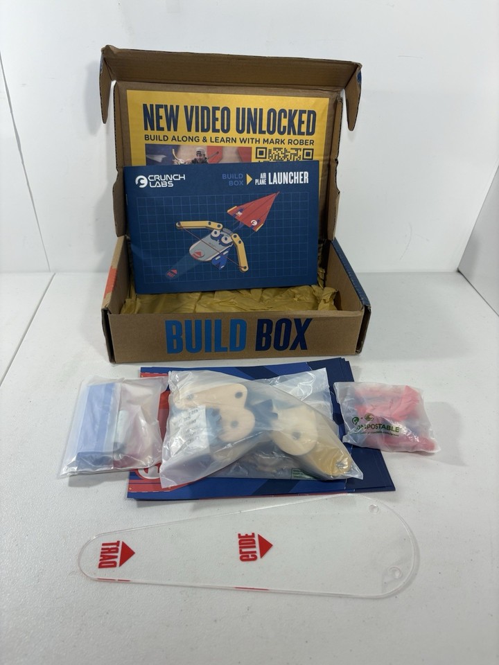 Crunch Lab's by Mark Rober - AIRPLANE LAUNCHER - New open box | eBay