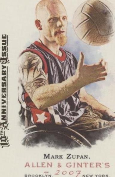 2007 Topps Allen & Ginter's - Mark Zupan #308 10th Anniversary Issue ...